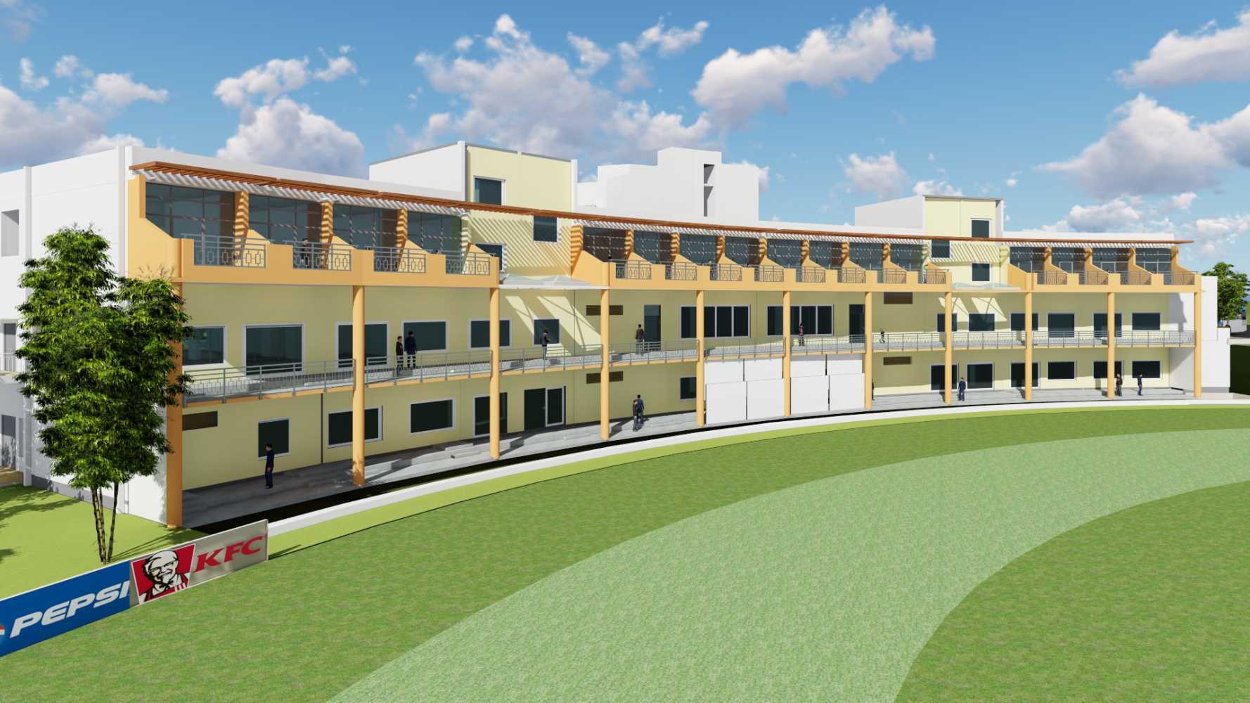 KSCA Alur Criket Ground : Gayathri and Namith Architects